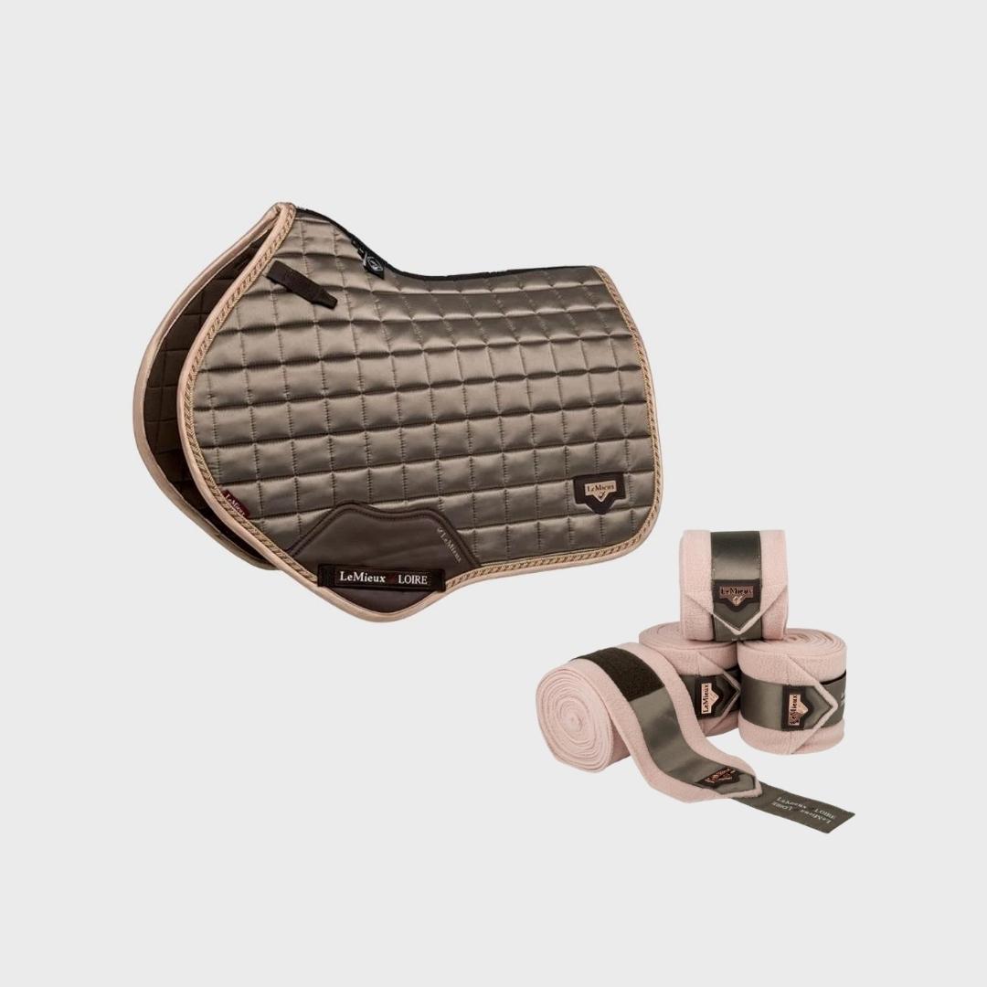 LeMieux | Tapis de selle Loire Classic Satin – Truffle – 1000 Sabots