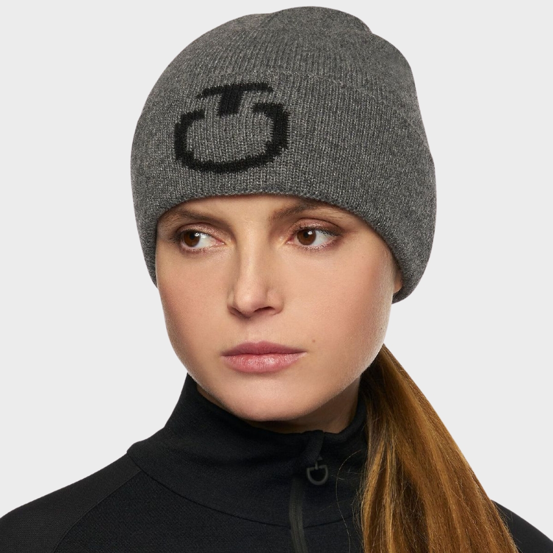 Cavalleria Toscana | Bonnet en laine - Gris - 1000 Sabots