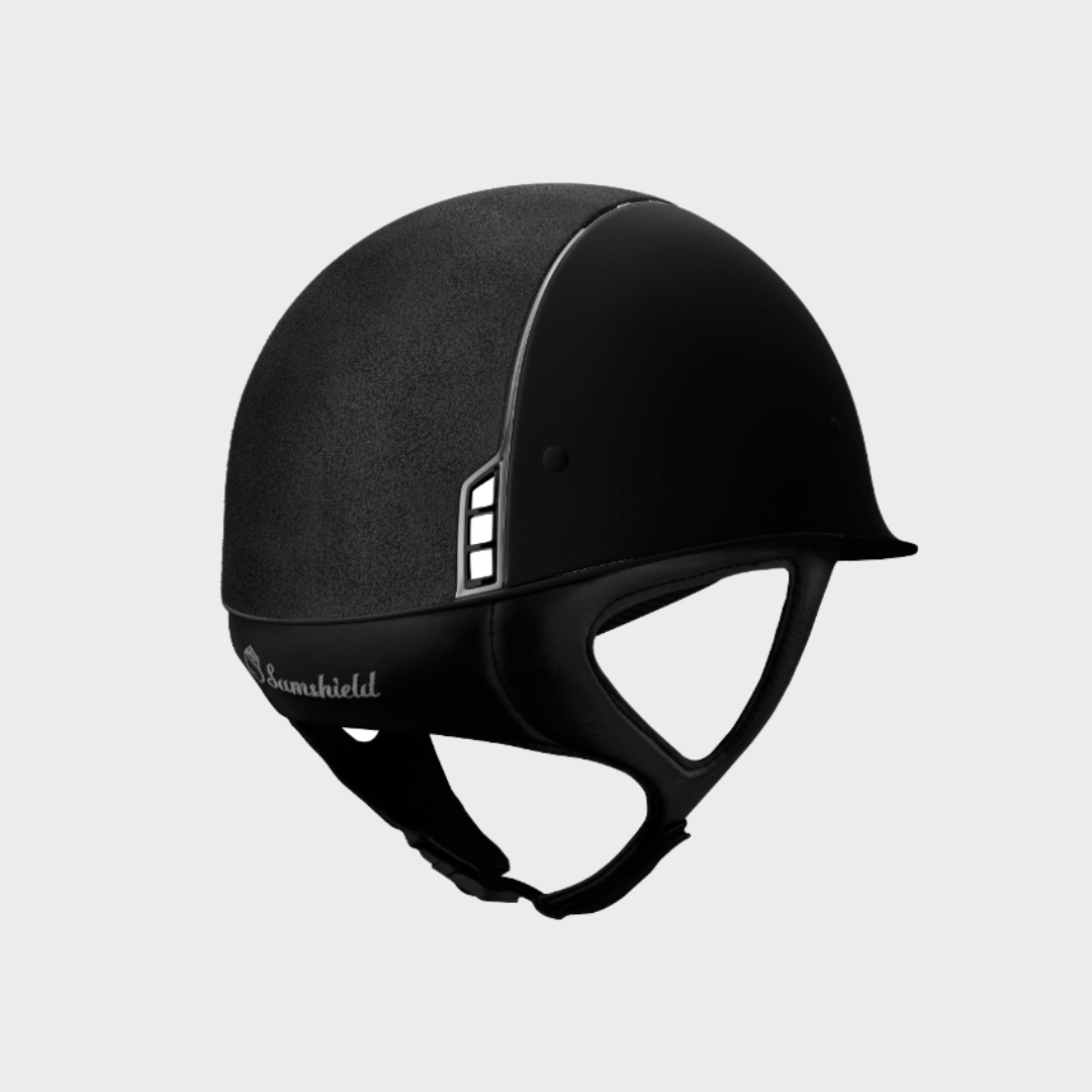 Samshield | Casque Shadowmatt Alcantara Crystal Fabric – Noir – 1000 Sabots