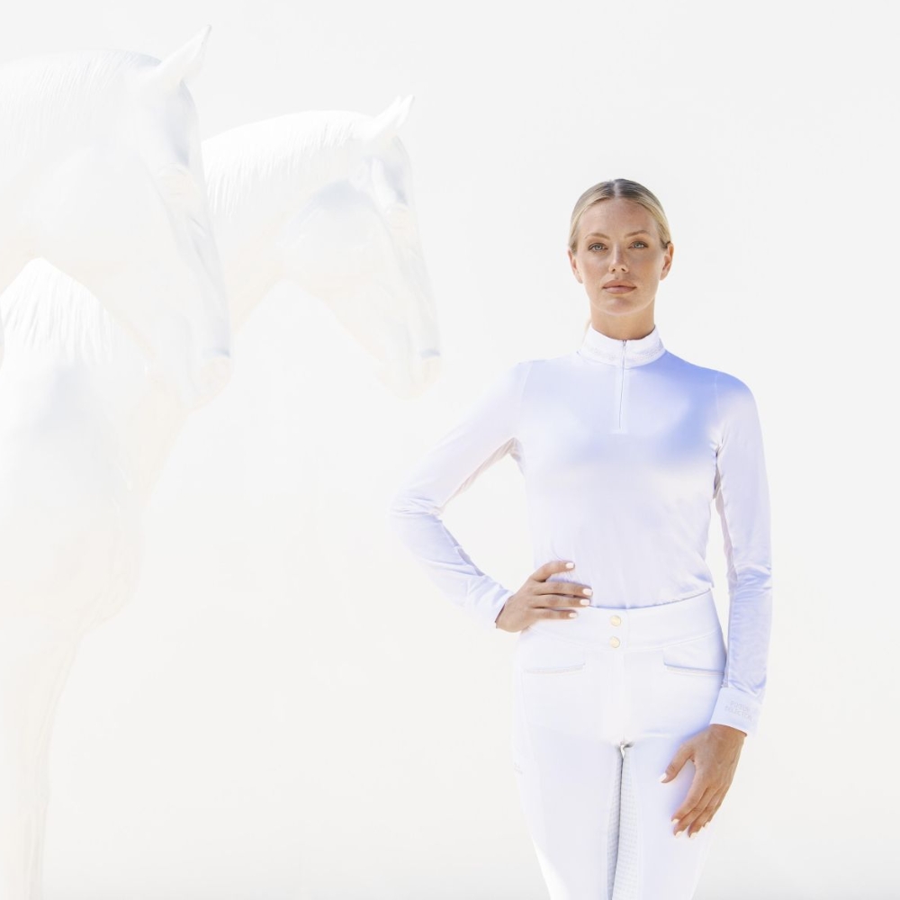 Pikeur | Pantalon Violette Full Grip – Blanc – 1000 Sabots