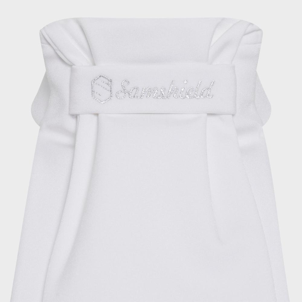 Samshield | Plastron Script – Light Silver – 1000 Sabots