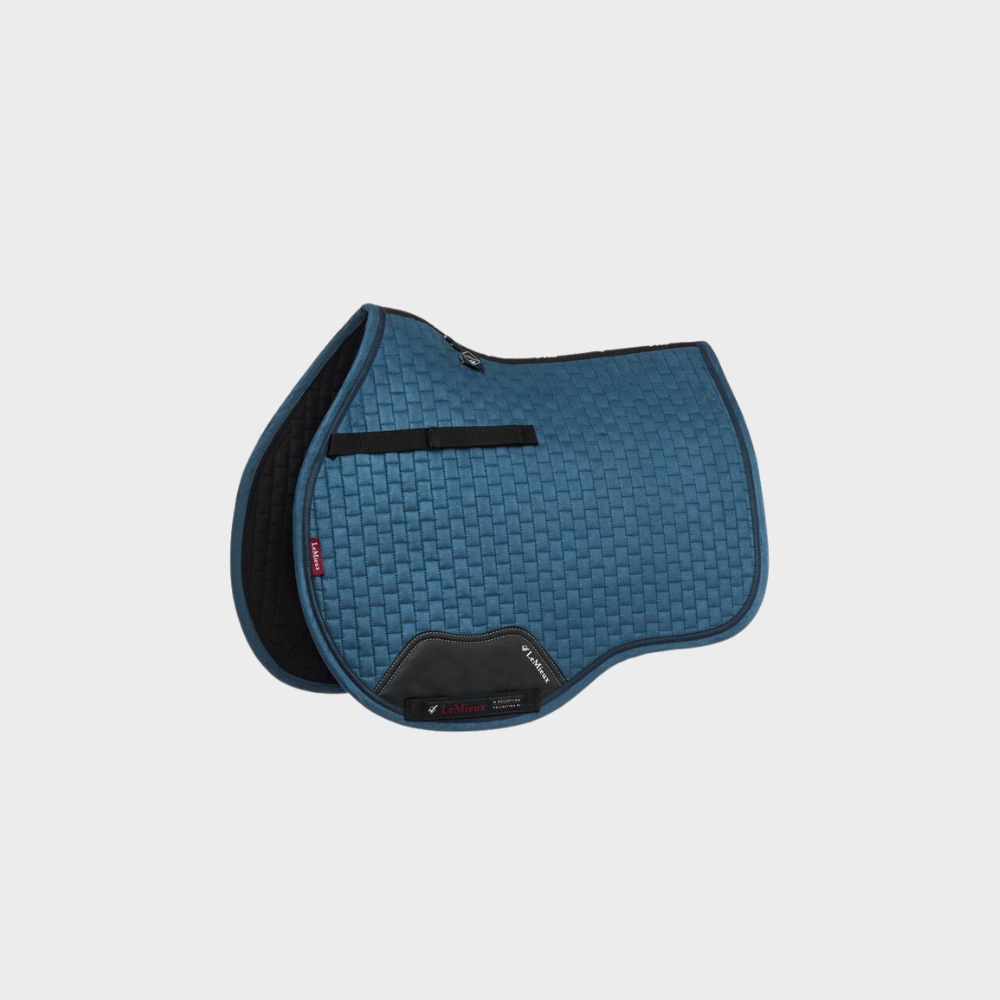 LeMieux | Tapis de selle GP Suede Square – Atlantic – 1000 Sabots